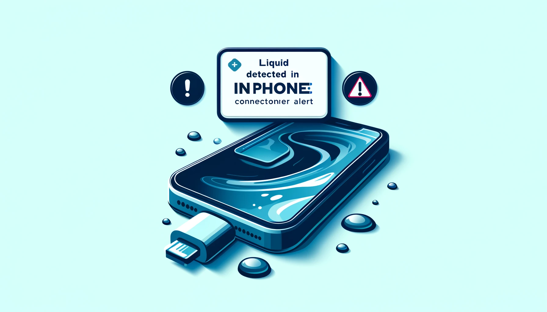 修复 iPhone 连接器中检测到液体的警报