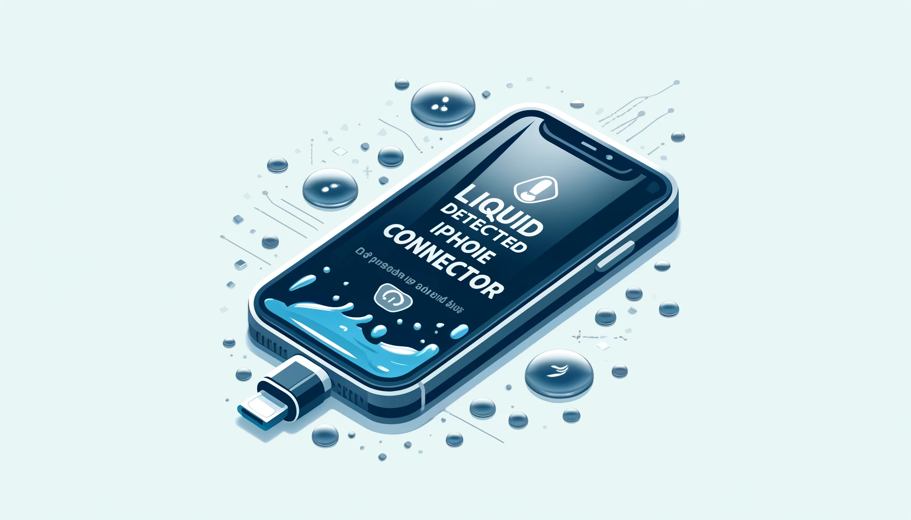 修复 iPhone 连接器中检测到液体的警报