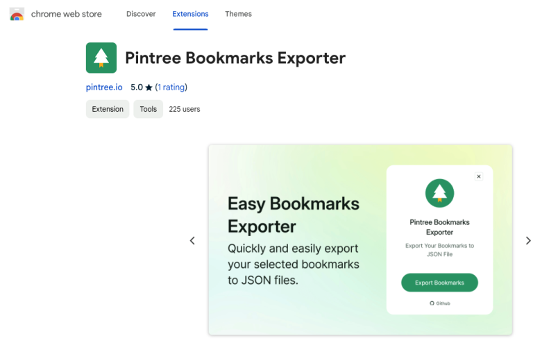 Pintree：帮你把杂乱无序的 Chrome 收藏夹变成个人导航网站