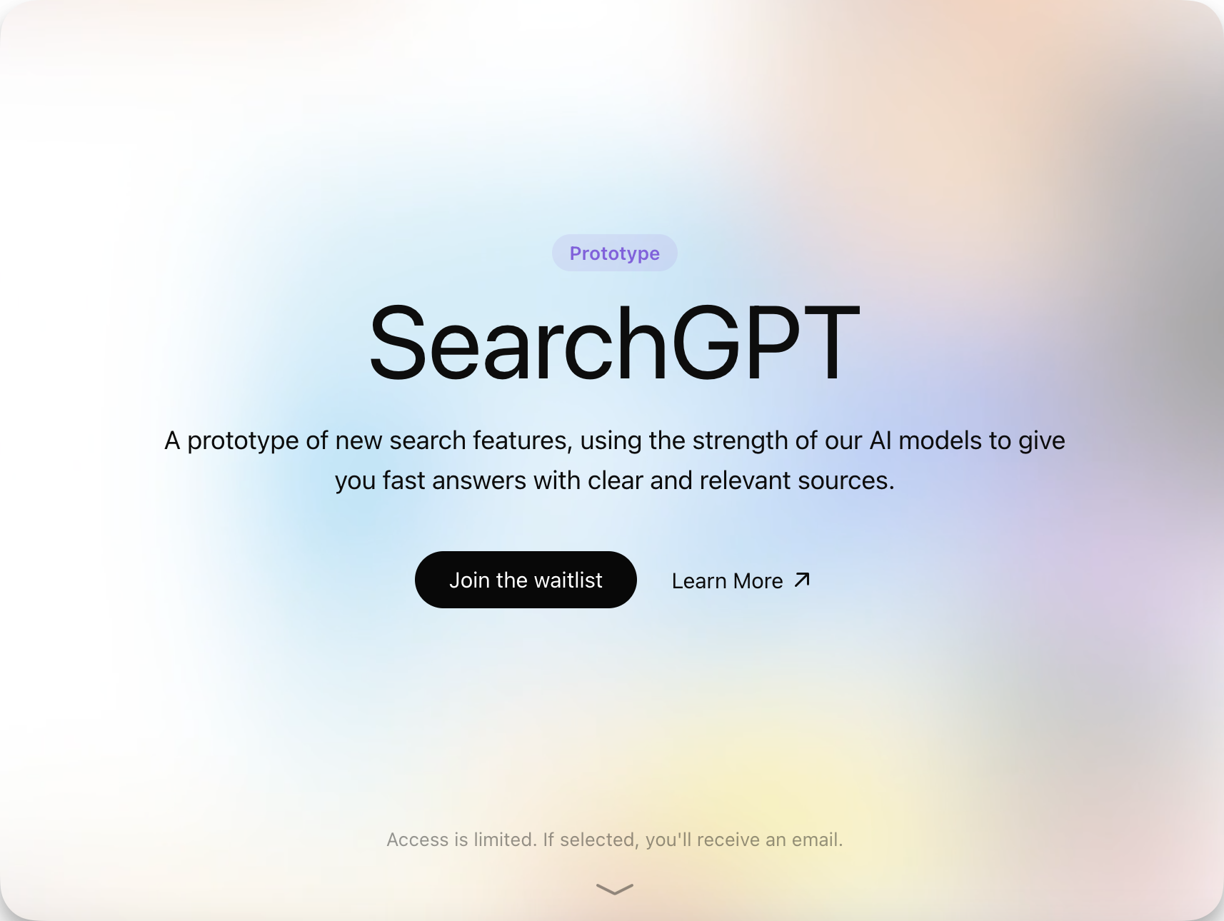 OpenAI 预发布全新的 AI 搜索引擎 SearchGPT，快来申请排队吧！