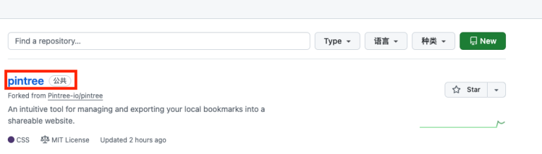 Pintree：帮你把杂乱无序的 Chrome 收藏夹变成个人导航网站