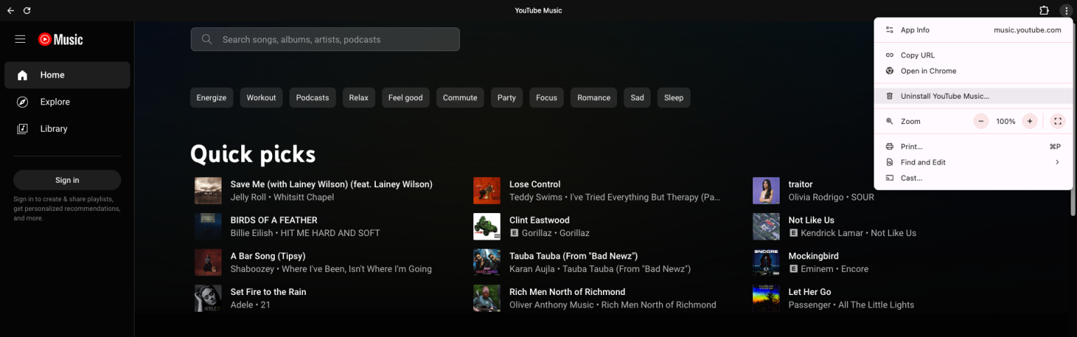 在 PC 端安装 YouTube Music 桌面版的 3 种方法