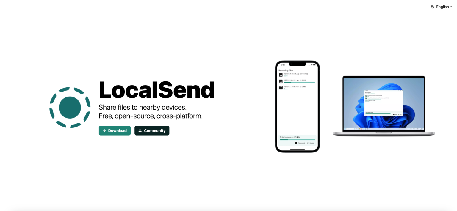 局域网 同 WiFi 不同设备 超快传输文件/照片/视频的免费工具
