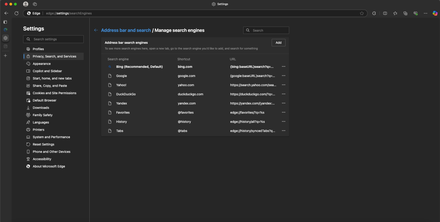 如何将 Microsoft Edge 的默认搜索引擎更改为 Google