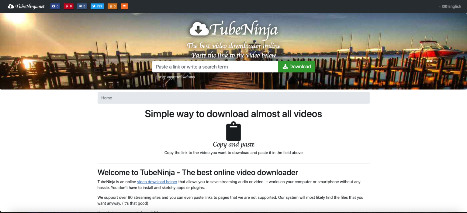 免费在线视频解析 – 支持YouTube视频下载, B站视频下载, 腾讯视频下载等